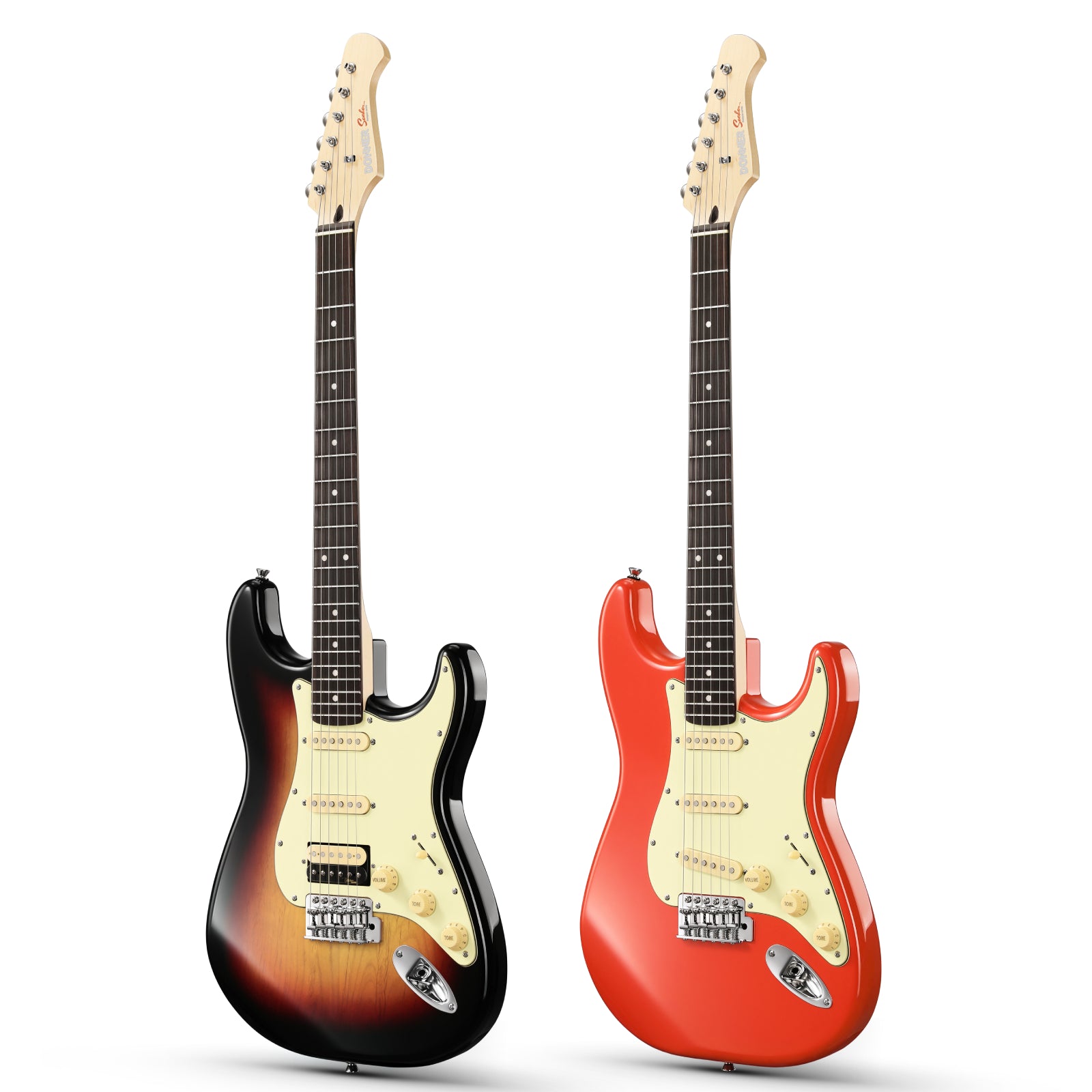 Donner DST-600 Guitarra Eléctrica Configuración SSS/SSH estilo vintage